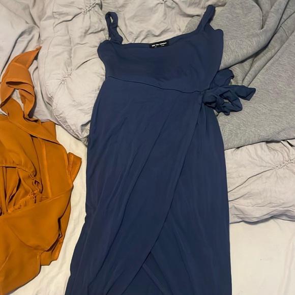 See You Monday | Dresses | See You Monday Navy Blue Dress | Poshmark